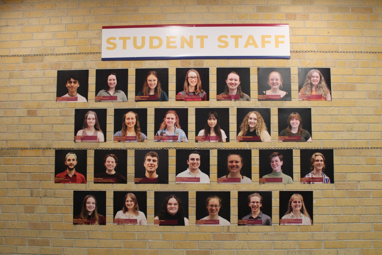 Behind the set in the Comstock Theatre – The Concordian